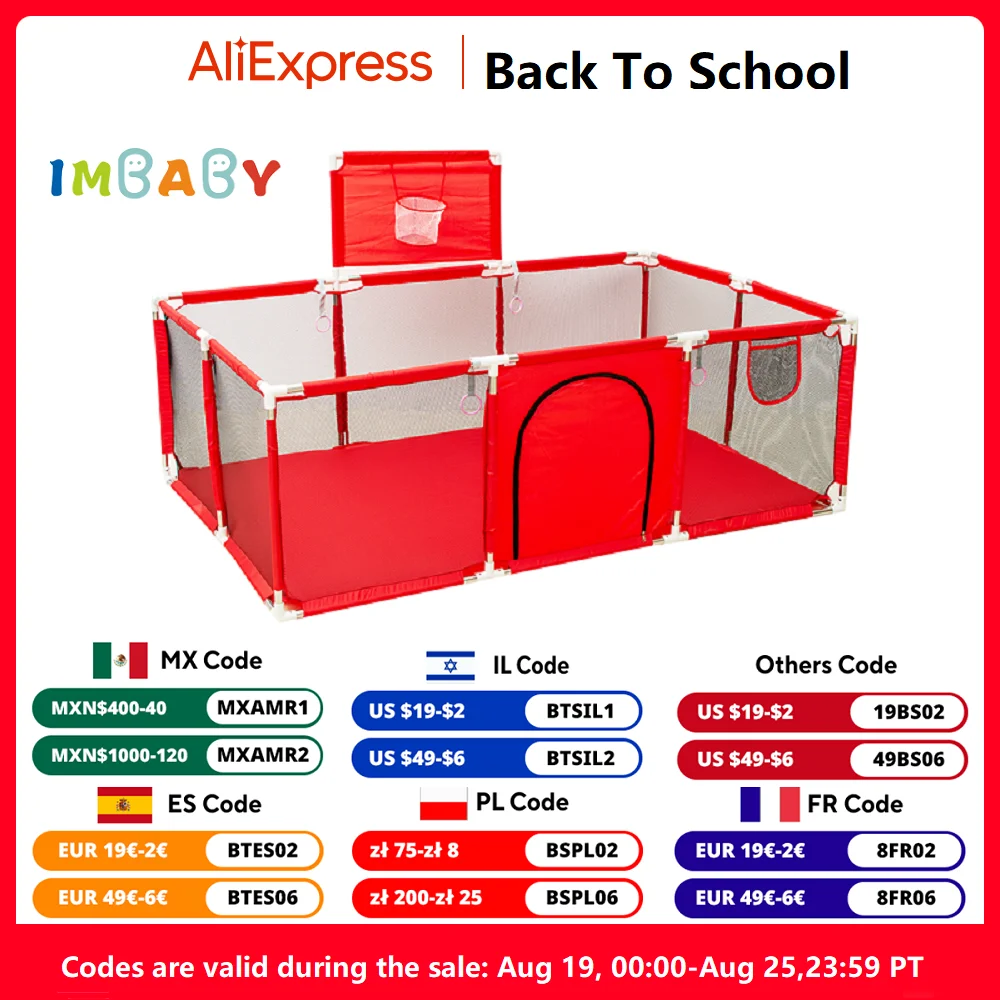 Newborn-Baby-Playpen-For-Children-Solid-Color-Toddler-Ball-Pit-Playpen ...