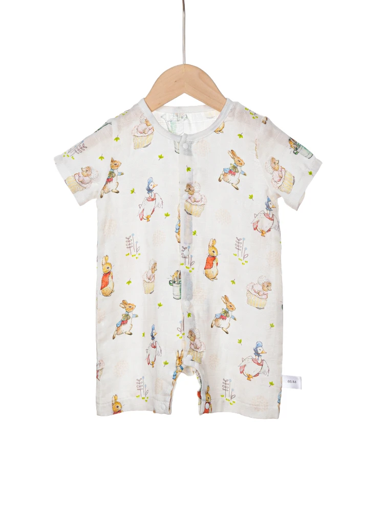 Summer-Baby-Clothes-Bamboo-Fiber-Legless-Jumpsuit-Short-Sleeves-Boys ...