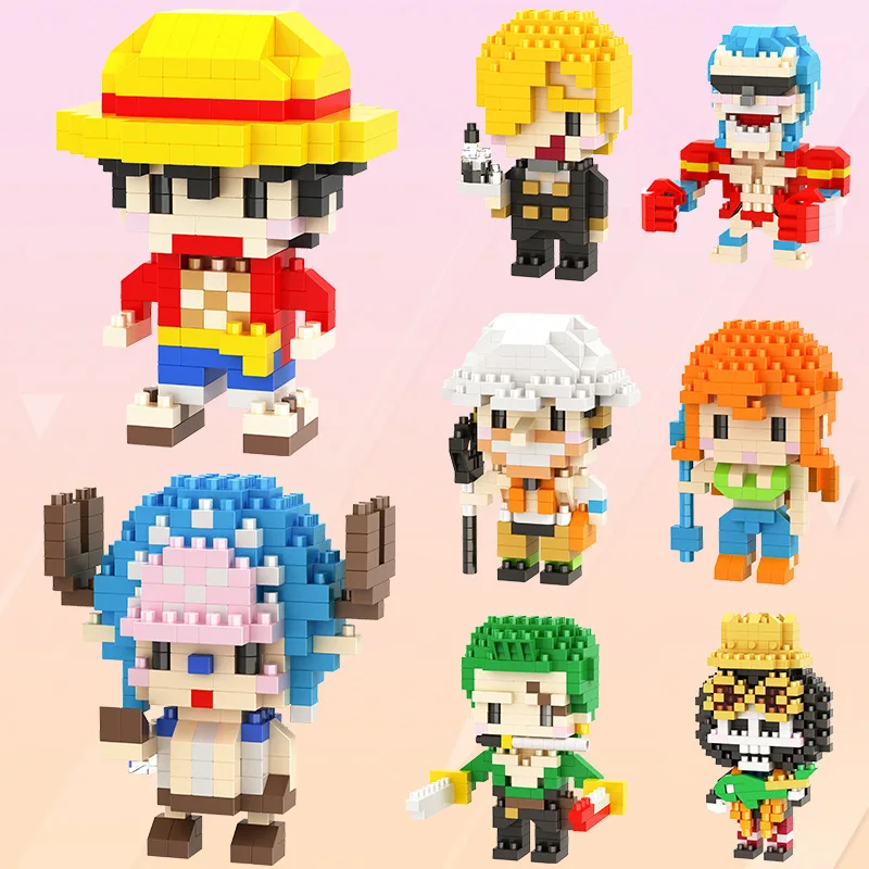 One-Piece-Luffy-Chopper-Micro-Diamond-Building-Blocks-bricks-3D-DIY ...