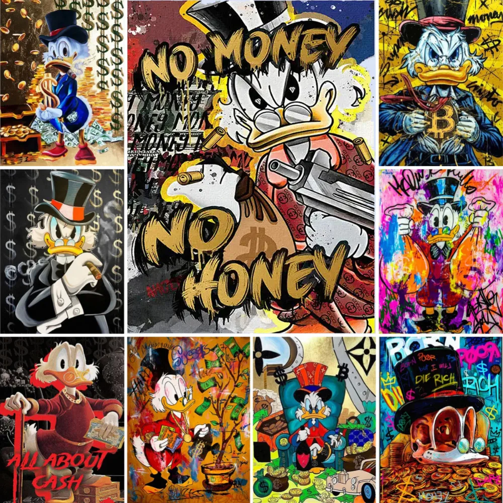 Graffiti Gangster Donald Duck: The Unexpected Street Art Masterpiece ...