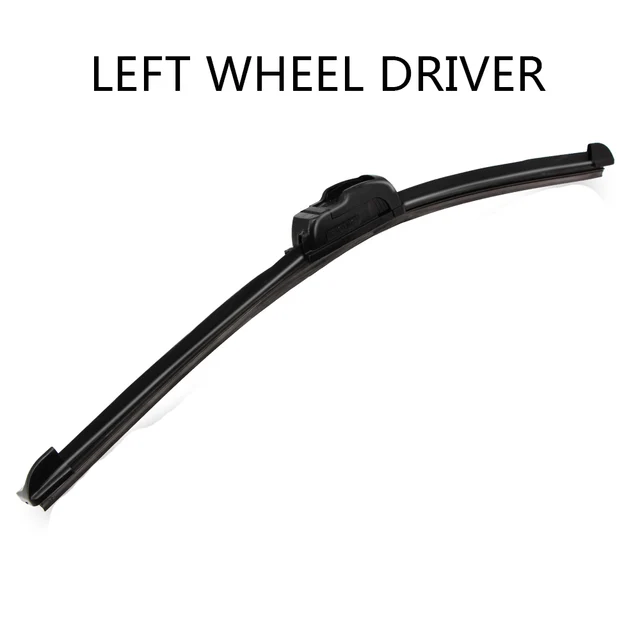 Car Windshield Wiper blades U type Universal Soft Rubber Frameless Bracketless car wipers 12"14 ...