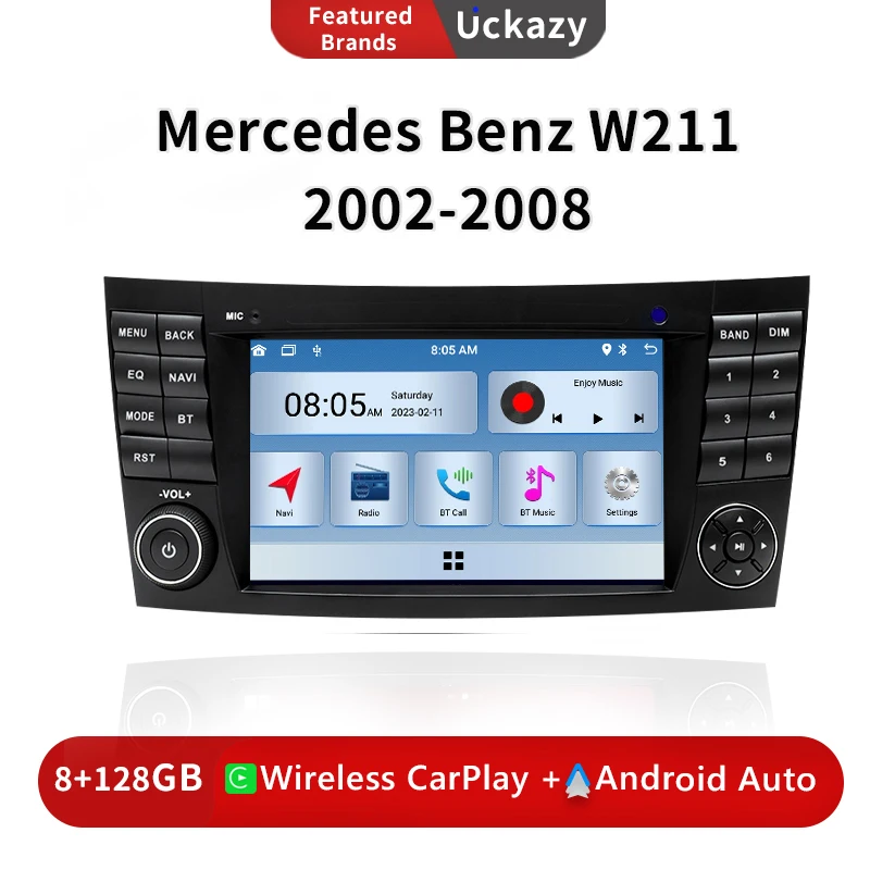 Android-13-araba-radyo-Mercedes-Benz-e-class-W211-E200-E300-E300-E350-E240-E280 ...
