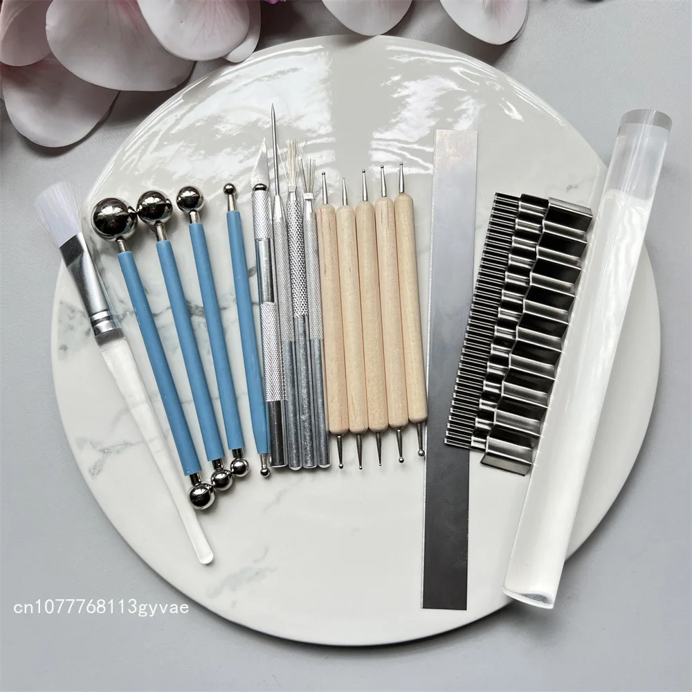 Soft-Clay-Sculpture-Auxiliary-Modeling-Tool-Carving-Knife-Metal-Needle ...