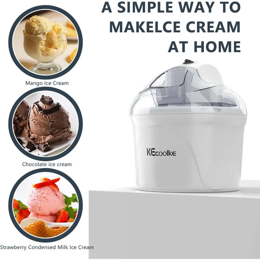 Electric Ice Cream Machine Homemade Soft Serve – EZ Cooking Solutions