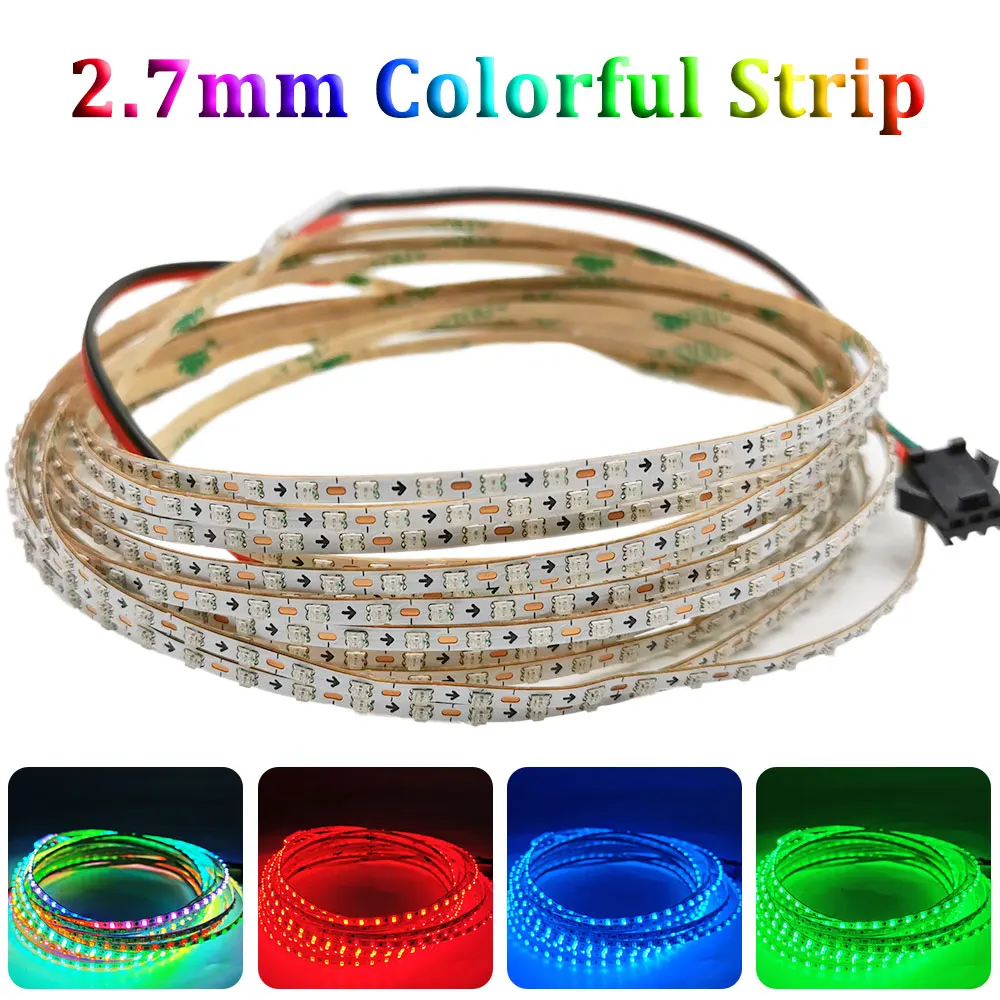 Ultra-Narrow-2-7mm-WS2812-LED-Strip-Individually-Addressable-Smart-RGB ...