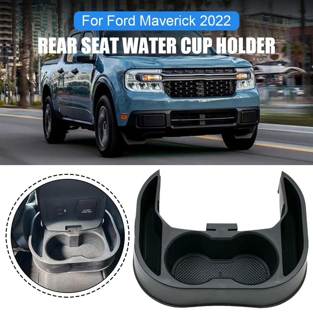 Rear-Seat-Water-Cup-Holder-for-FORD-Maverick-2022-TPE-Center-Console ...