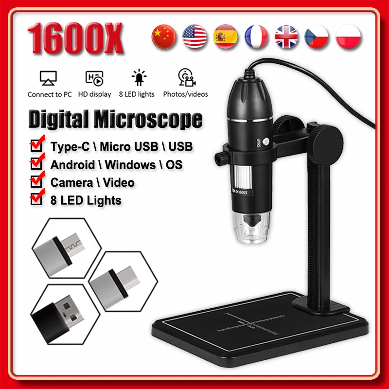 1600X-Digital-Microscope-for-Soldering-USB-Electronic-Microscope-for ...