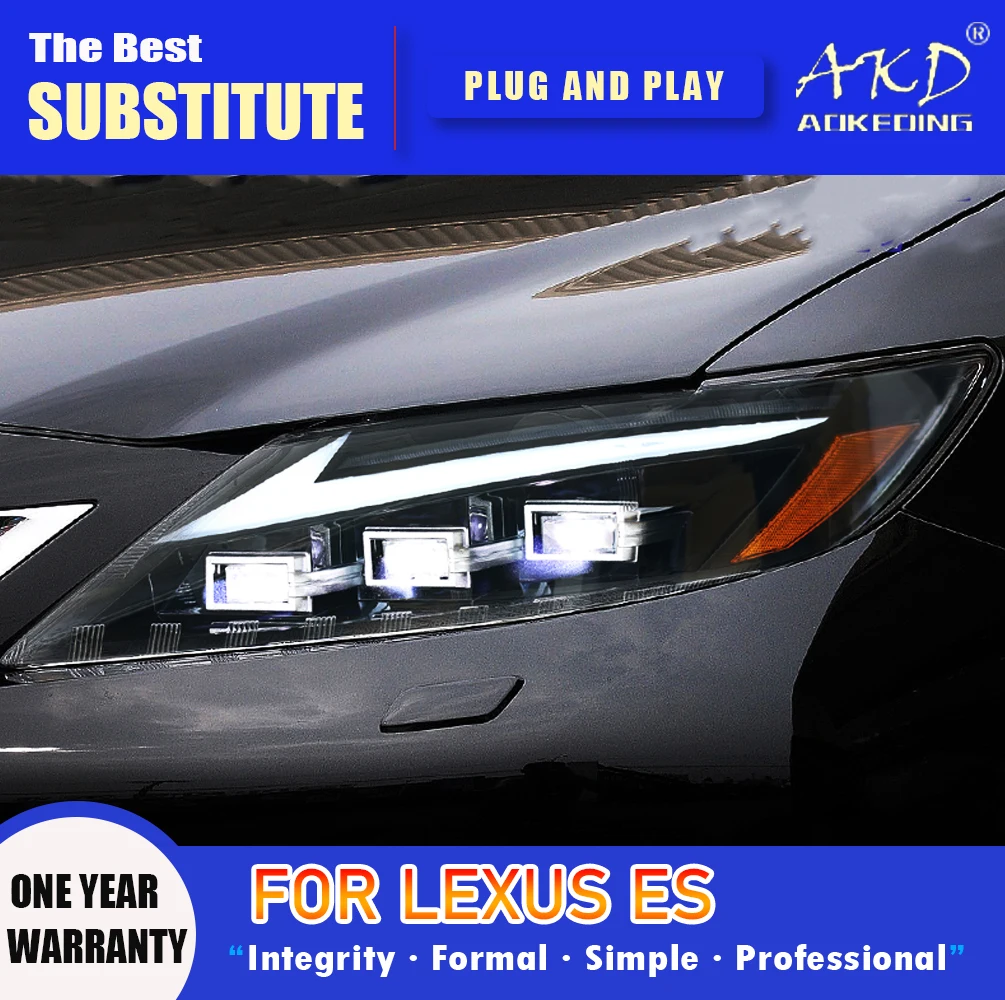 AKD-Head-Lamp-for-Lexus-ES-LED-Headlight-2013-2014-Headlights-ES300 ...