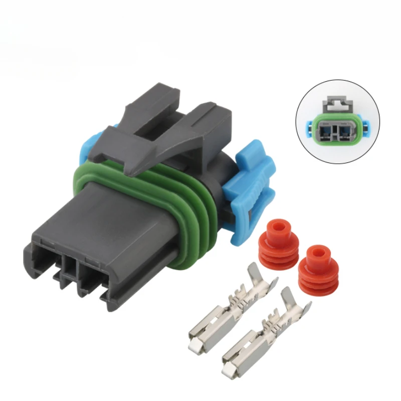 Delphi-enchufe-conector-para-coche-accesorio-impermeable-automotriz-2P ...