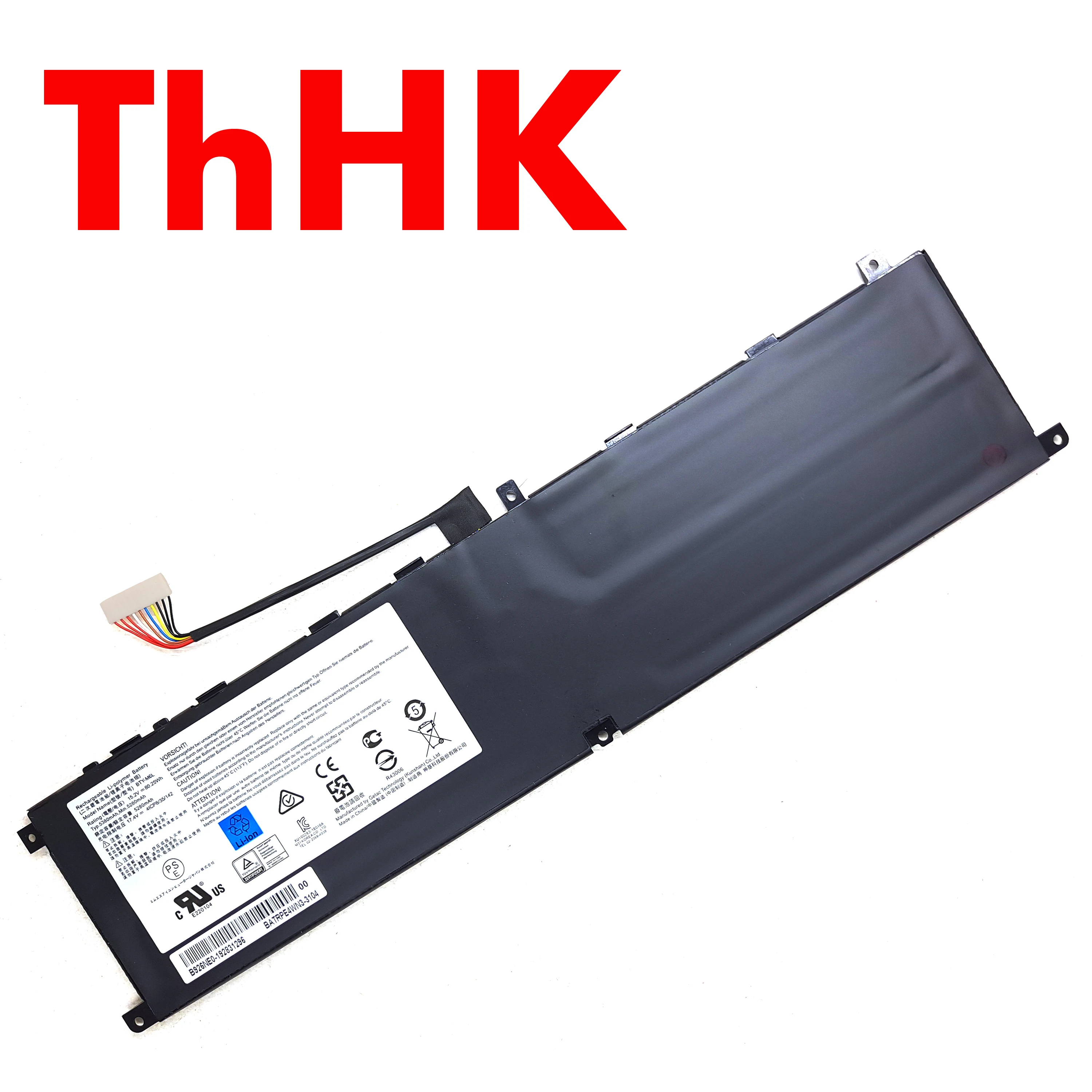 Genuine Original 80.25Wh BTY-M6L Battery For MSI GS65 GS75 stealth Thin ...