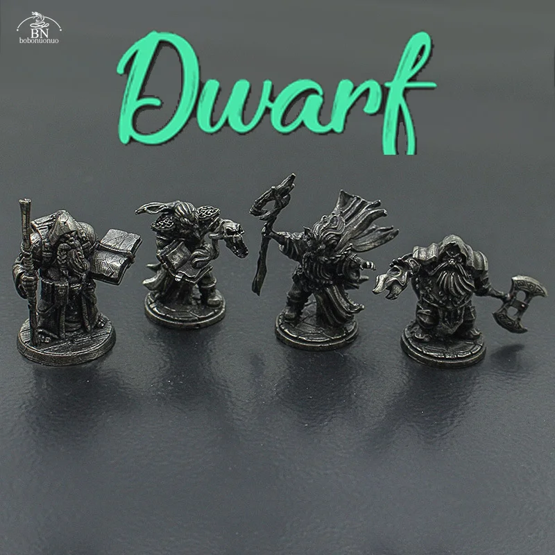Vintage-Dwarf-Mage-Soldier-Model-Figurines-Toys-Board-Game-Chess-Car ...