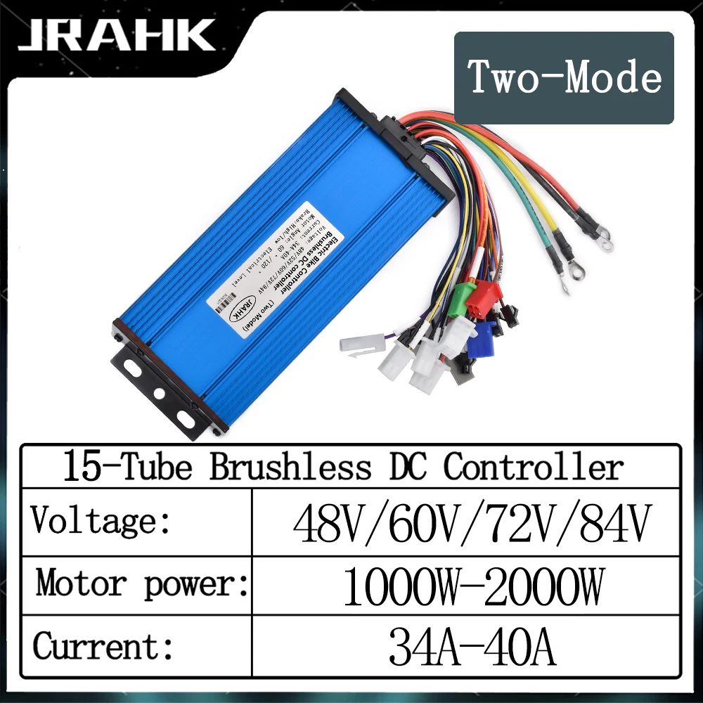 JRAHK Electric DC Motor Controller 72V Brushless Universal 48V 60V 64V ...