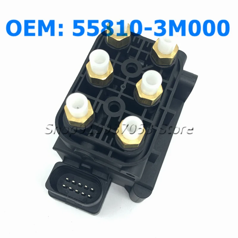 에어 서스펜션 공급 솔레노이드 밸브 분배 밸브, 현대 에쿠스 2009-2016, 558813M000 55810-3M000, 최고 품질