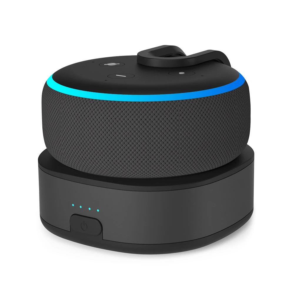 10000mah Battery Base Echo Dot 3 Rd Gen Battery Pack Portable Charger ...