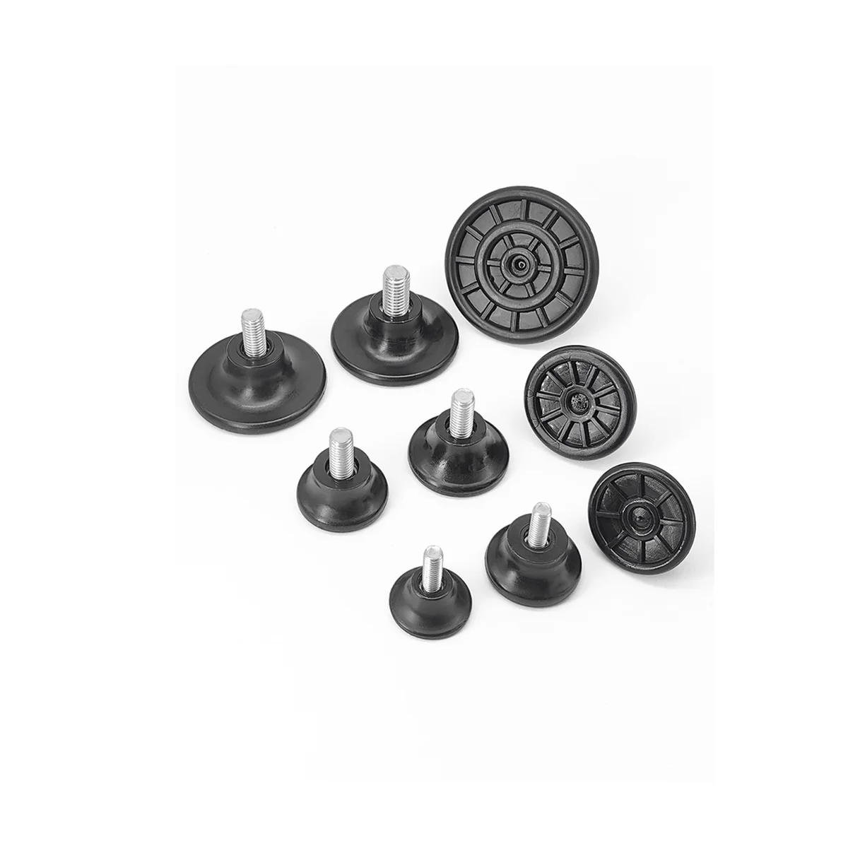 10Pcs-Black-PP-Soft-Rubber-Adjustable-Feet-Adjustable-Leveling-Slide ...