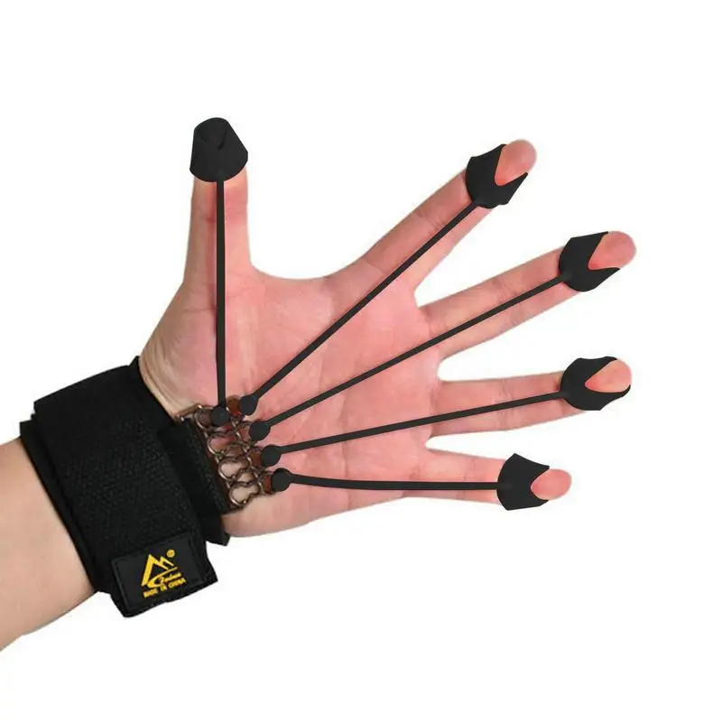 Elastic-Silicone-Finger-Exerciser-Hand-Strengthener-Forearm-Grip ...