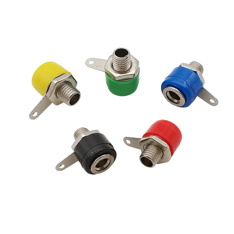 10Pcs-lot-4mm-Banana-Socket-Binding-Post-Adapter-Nut-Panel-Mount ...