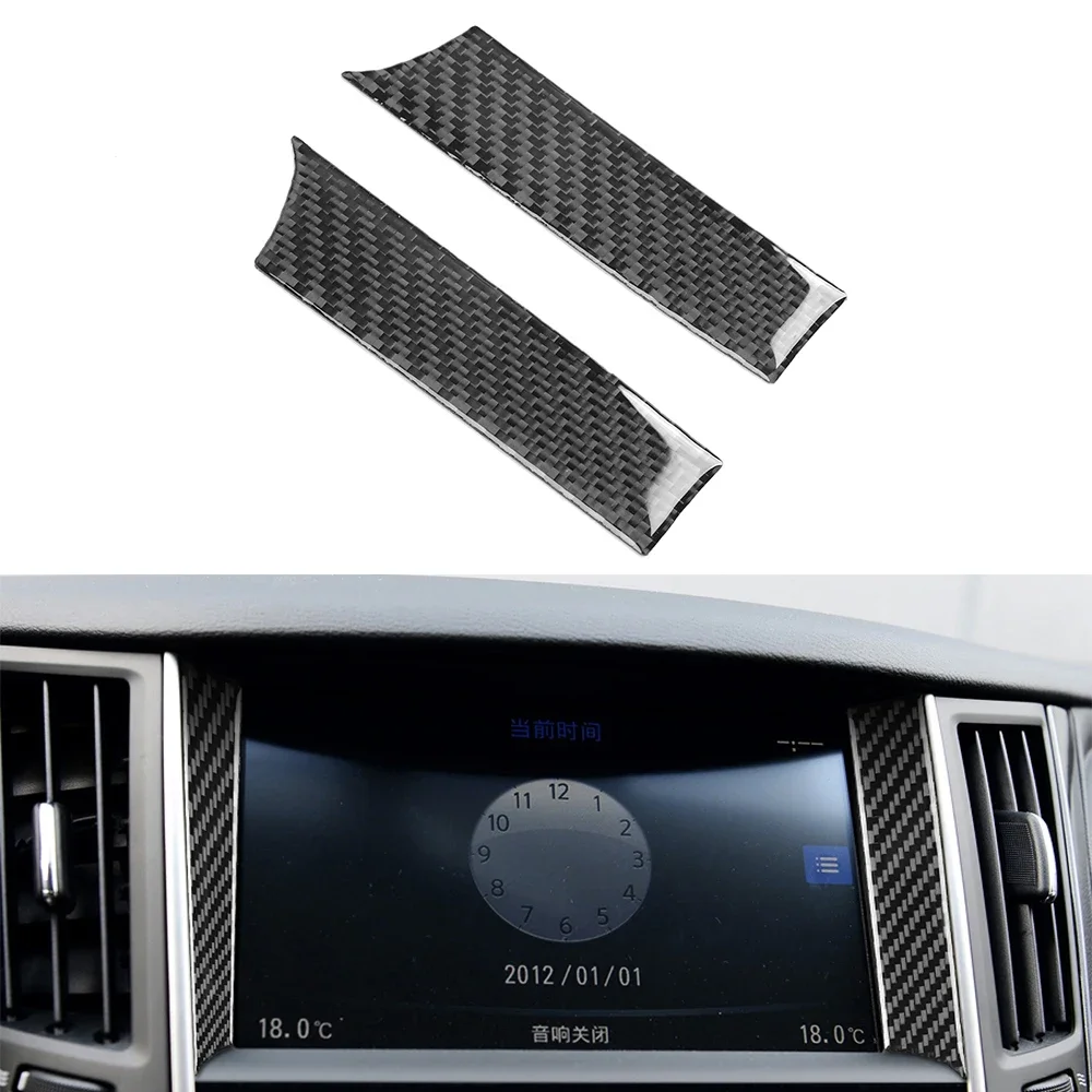 Car Central Console Side Stickers For Infiniti Q50 2014-2020 Real ...