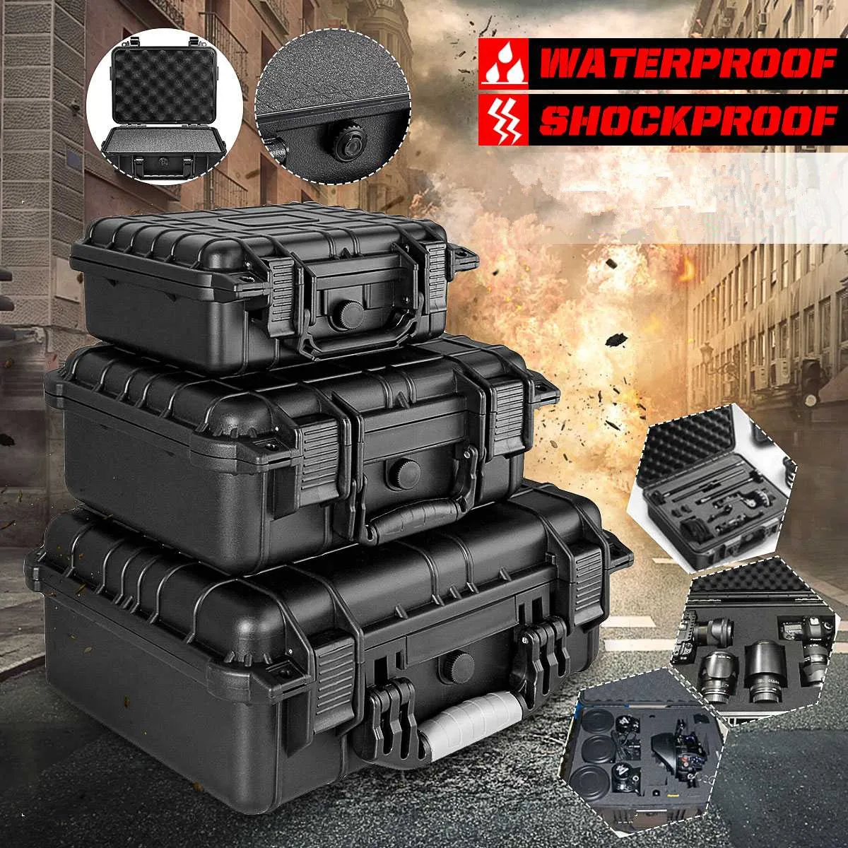 9-Sizes-Tool-Box-ABS-Plastic-Hard-Carry-Case-Safety-Equipment ...