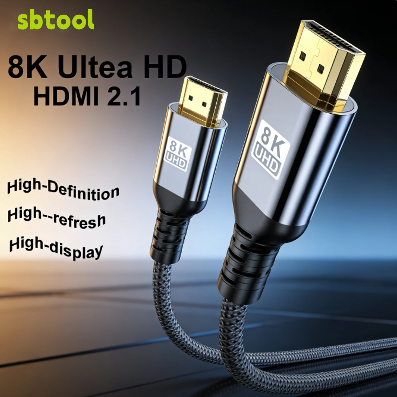 HDMI 2.1 8K Ultra HD Cable - 4K 240Hz for Laptops TV Monitors ...