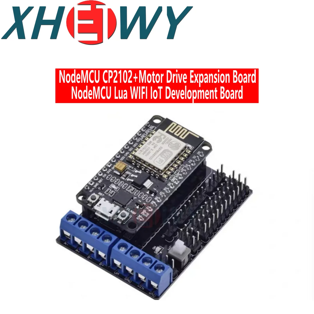 1PCS NodeMCU+Motor Drive Expansion Board ESP Kit ESP12E Lua WiFi ...
