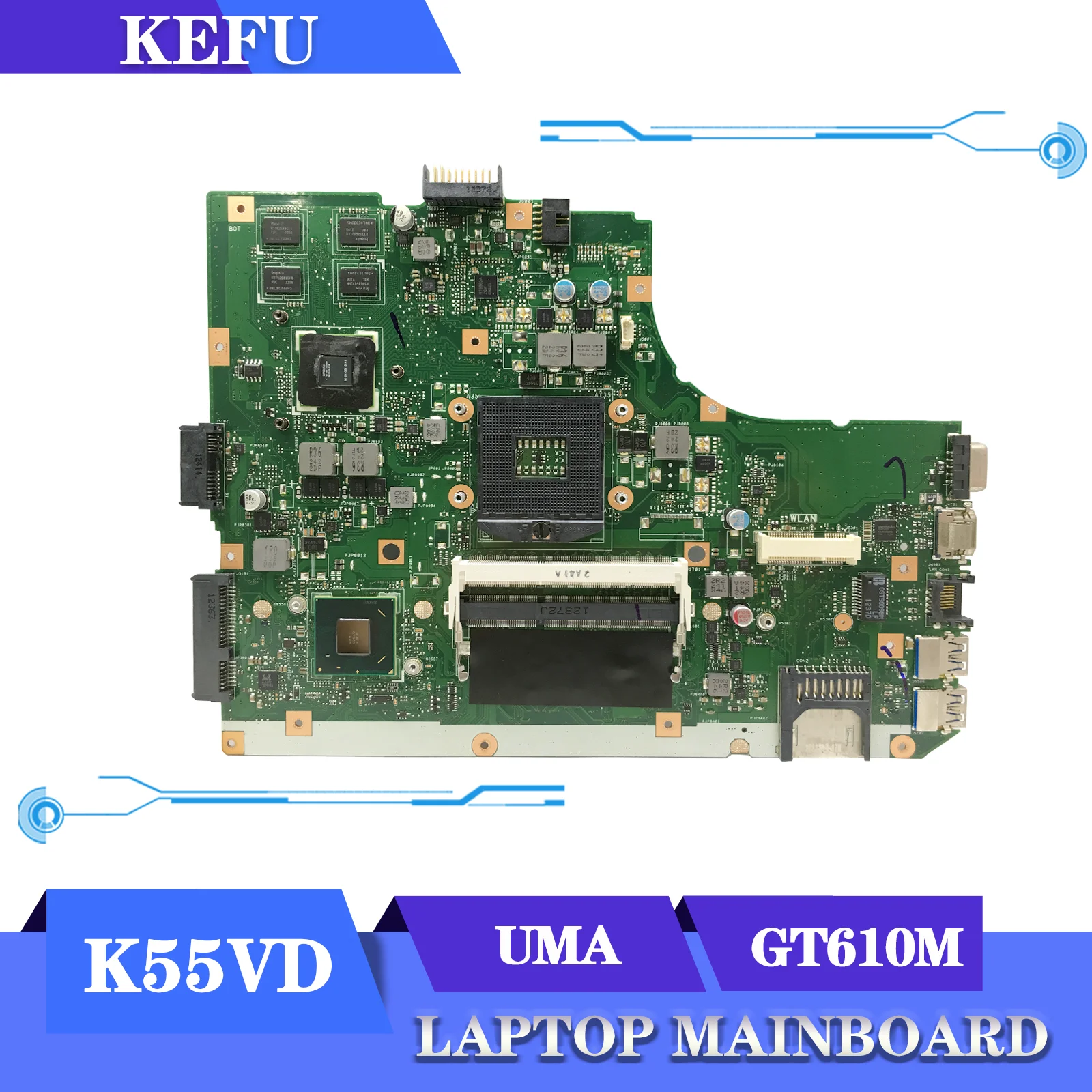 K55VD REV 3.0 60-N89MB1300 MAIN BOARD Motherboard for ASUS K55A Laptops ...
