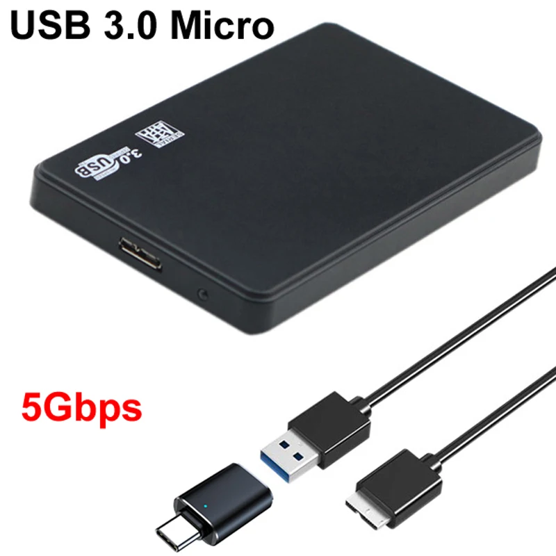 Plastics USB 3.0 HDD Enclosure 2.5 inch Serial Port SATA SSD Hard Drive ...