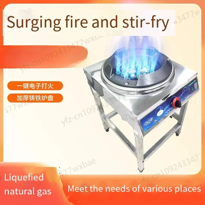 Stainless-Steel-Fierce-Fire-Stove-Commercial-Wok-Gas-Burner-High ...