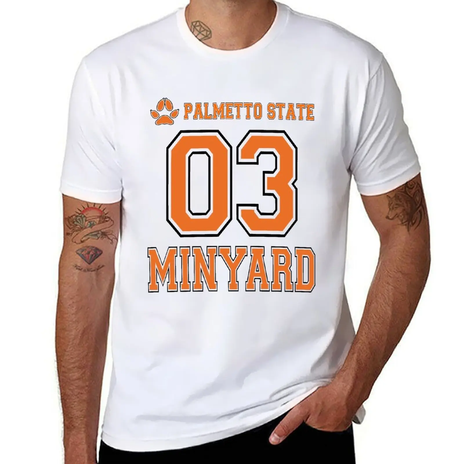 Exy AFTG Andrew Minyard 03 Palmetto State Jersey T-Shirt t shirt for ...