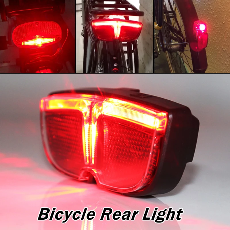Electric Bicycle Led Red Rear Light | Red Rear Light Electric Scooter ...