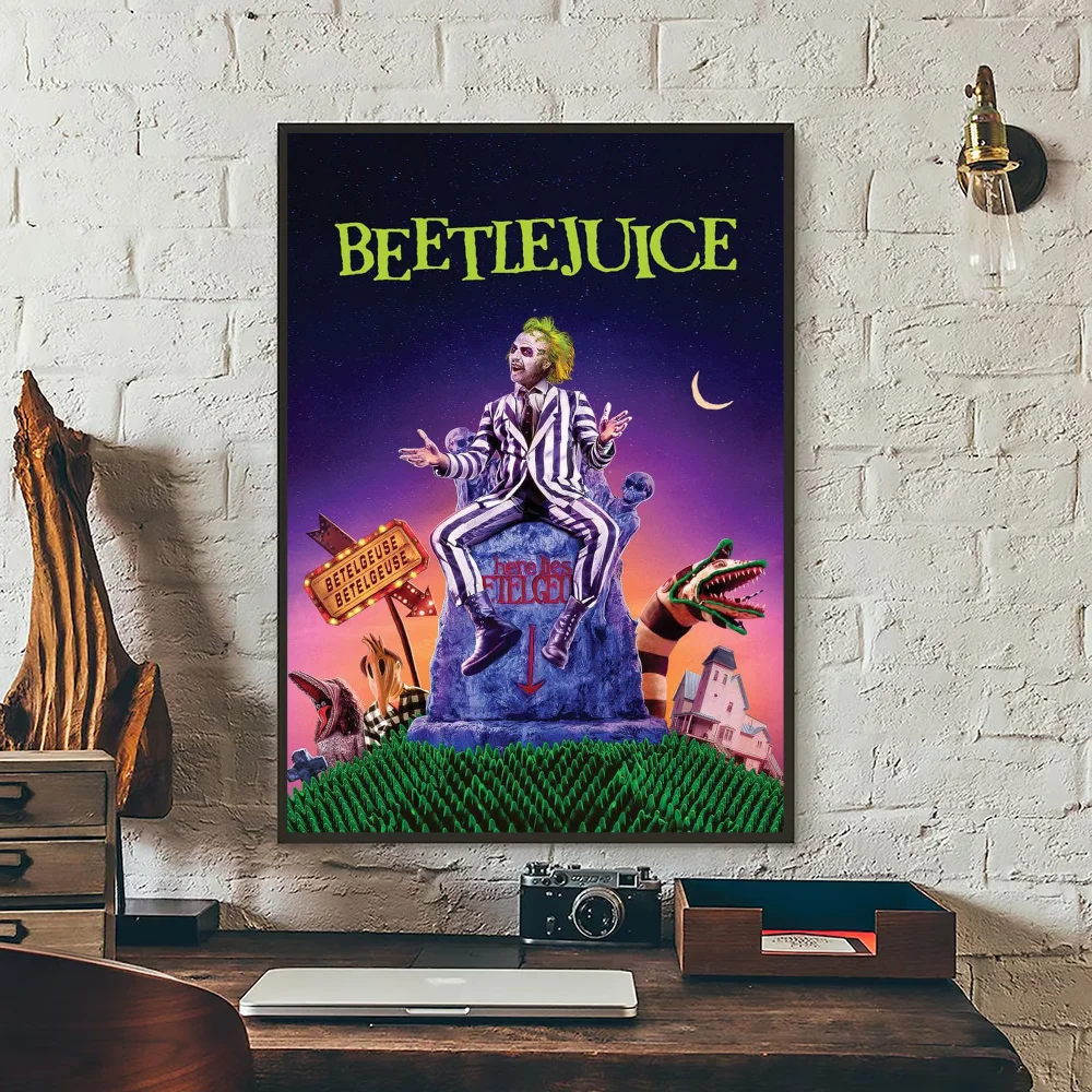 Pósteres clásicos de la película Beetlejuice, comedia de terror ...