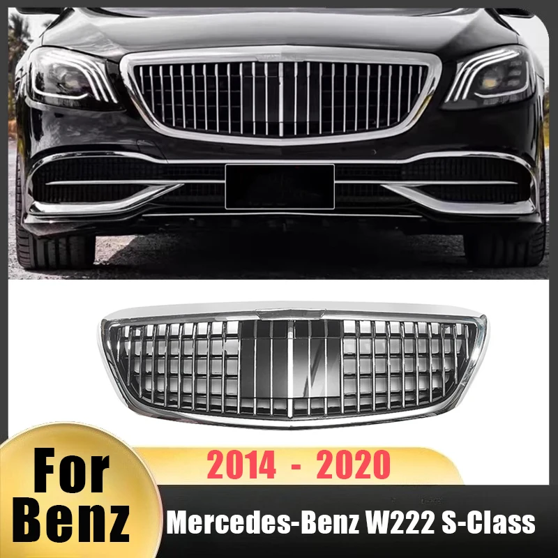 Front Bumper Grille For Mercedes-Benz W222 S-Class S320 S400 S350 S500 ...