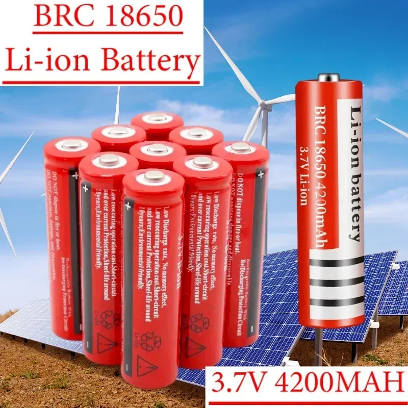 2024NEW-Bestselling-18650Battery-BRC-18650-3-7V-4200MAH-Li-Ion ...