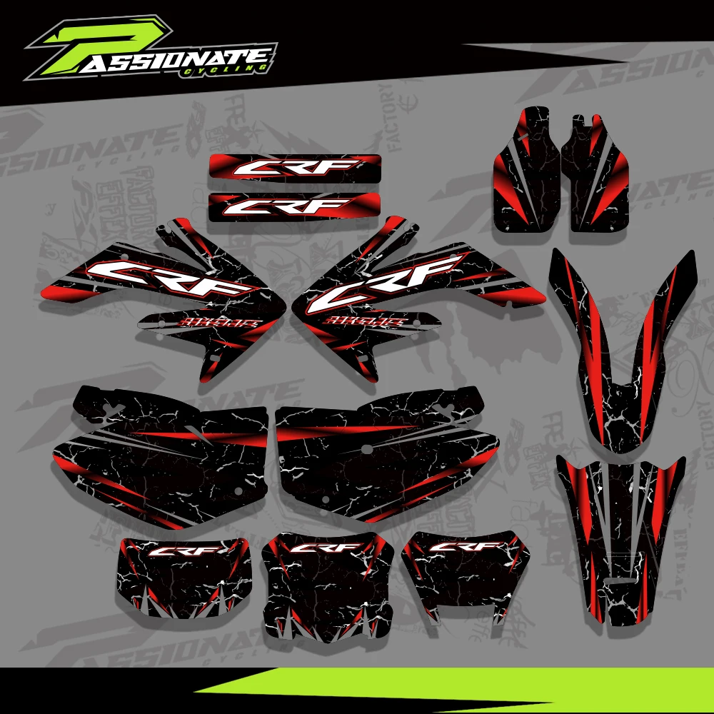 Motorcycle Graphics Decal Sticker Kit for Honda CRF250X CRF 250X 2004 ...