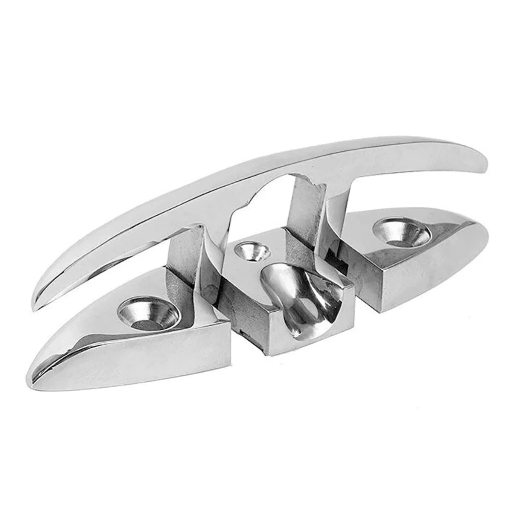 Barco-Deck-Folding-Grampo-Grampo-Port-til-Pr-perfurados-Espelho-Polido ...