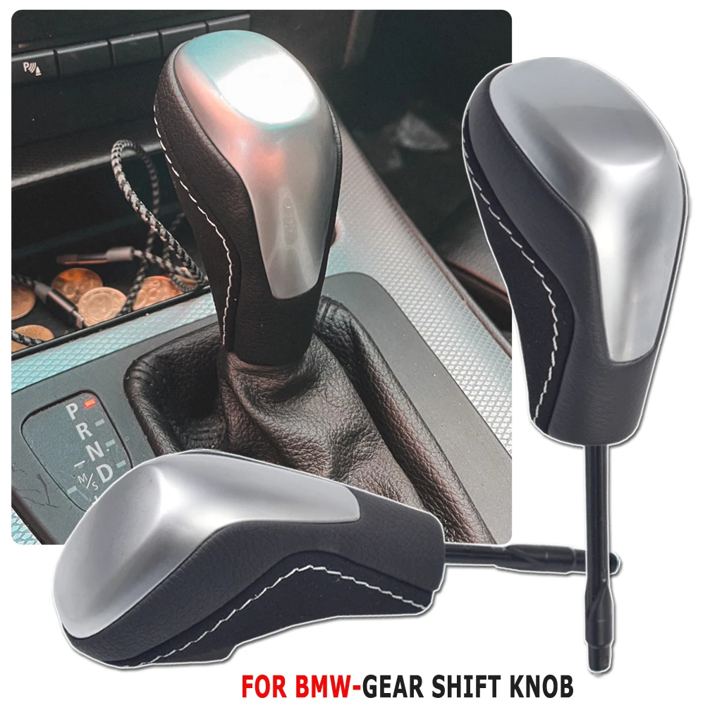 Automatic-Gear-Shift-Knob-With-Alcantara-For-BMW-E39-E46-E53-E60-E61 ...
