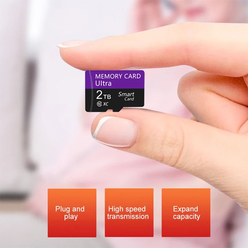 Alta Velocidade Micro SD 2TB 100% Original Micro SD Card 4TB Cartão de ...