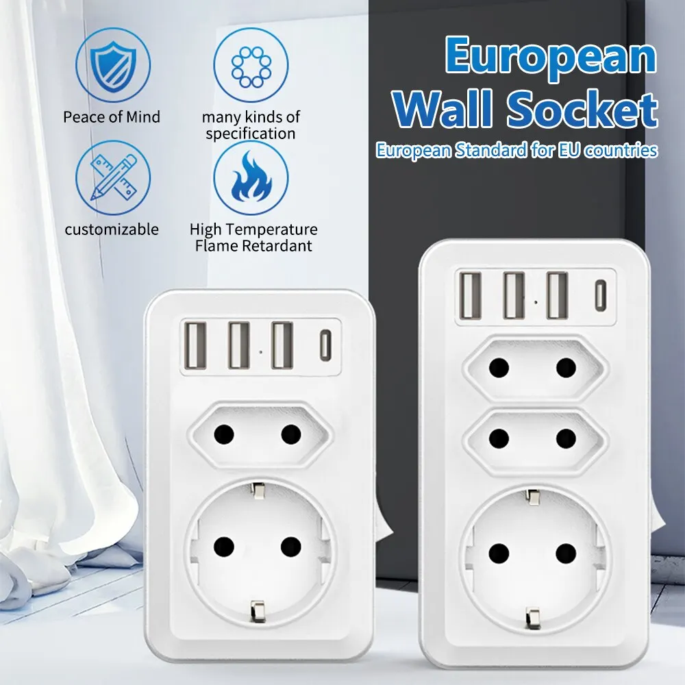 Multi-functional-EU-Standard-Conversion-Socket-Household-Board ...