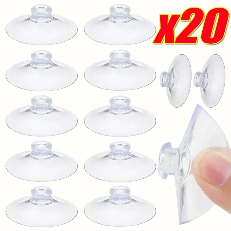 20-2Pcs-Transparent-PVC-Suction-Cups-Strong-Adhesive-Sucker-Holders ...