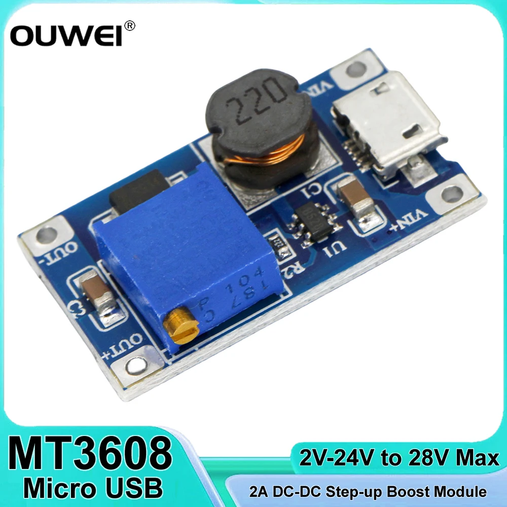 MT3608-DC-DC-Step-Up-Adjustable-Boost-Module-2A-Power-Supply-Booster ...