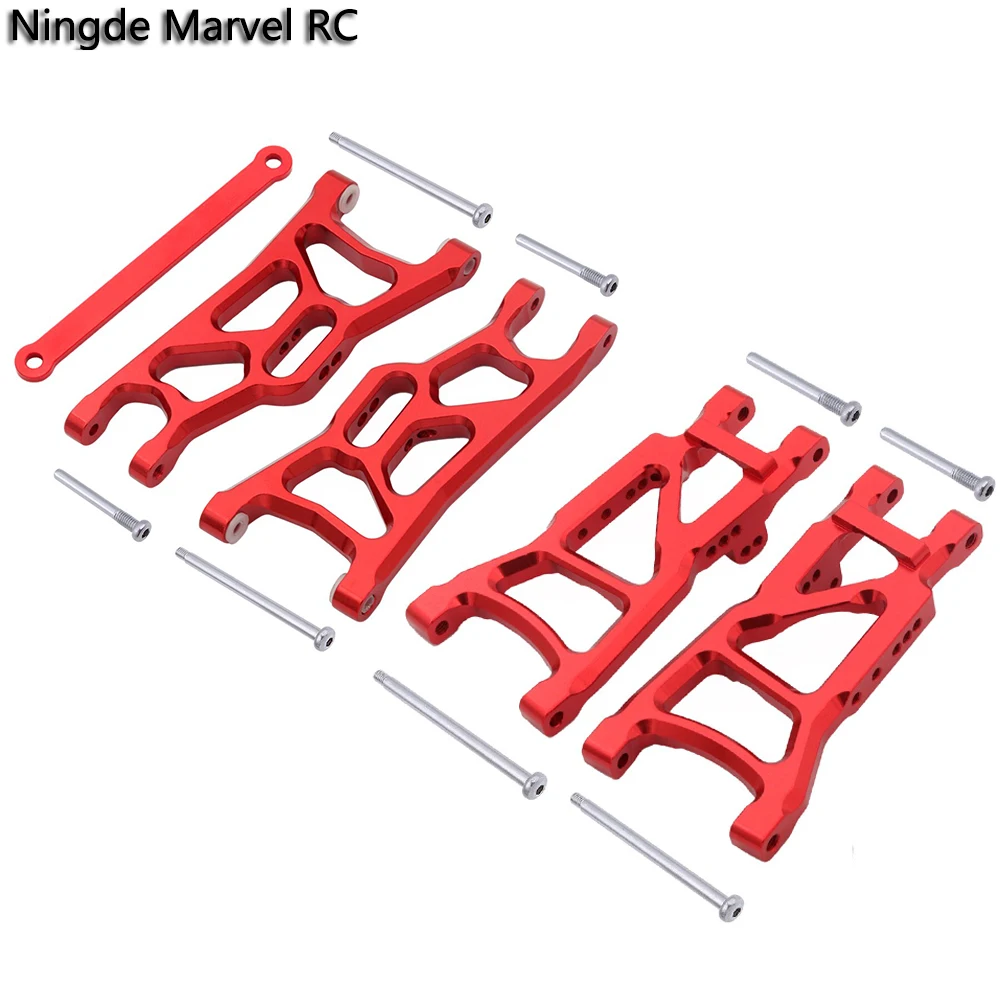 RC-Car-Metal-Front-and-Rear-Suspension-Arm-Kit-for-1-10-Traxxas-Slash ...