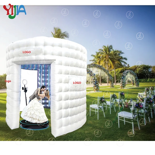 Sent From USA Portable Led Photobooth Backdrop Inflatable 360 Photo ...