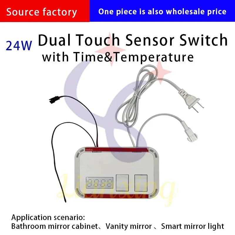 Smart-Switch-Touch-Sensor-led-dimmerabile-alimentatore-antiappannamento ...