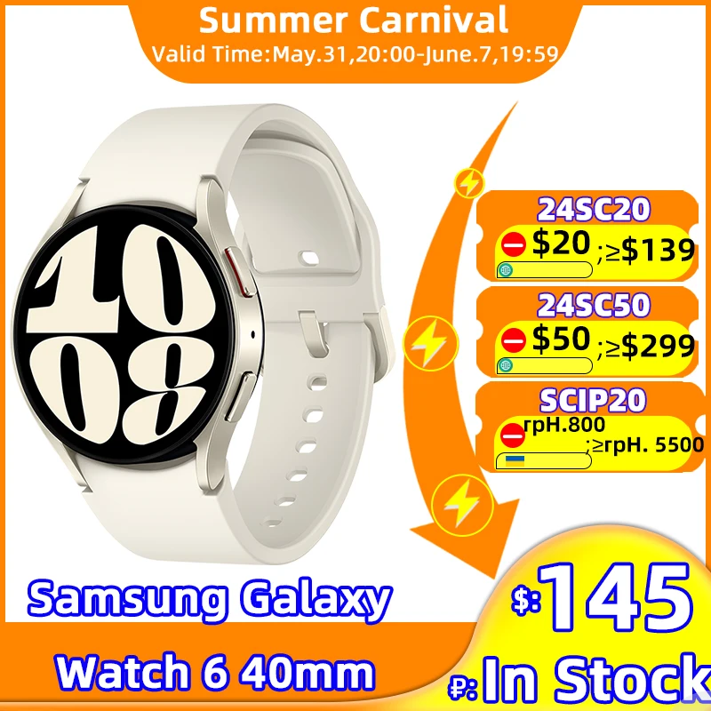 Samsung-Galaxy-Watch-6-Smartwatch-Vers-o-Bluetooth-1-3-Display-Super ...