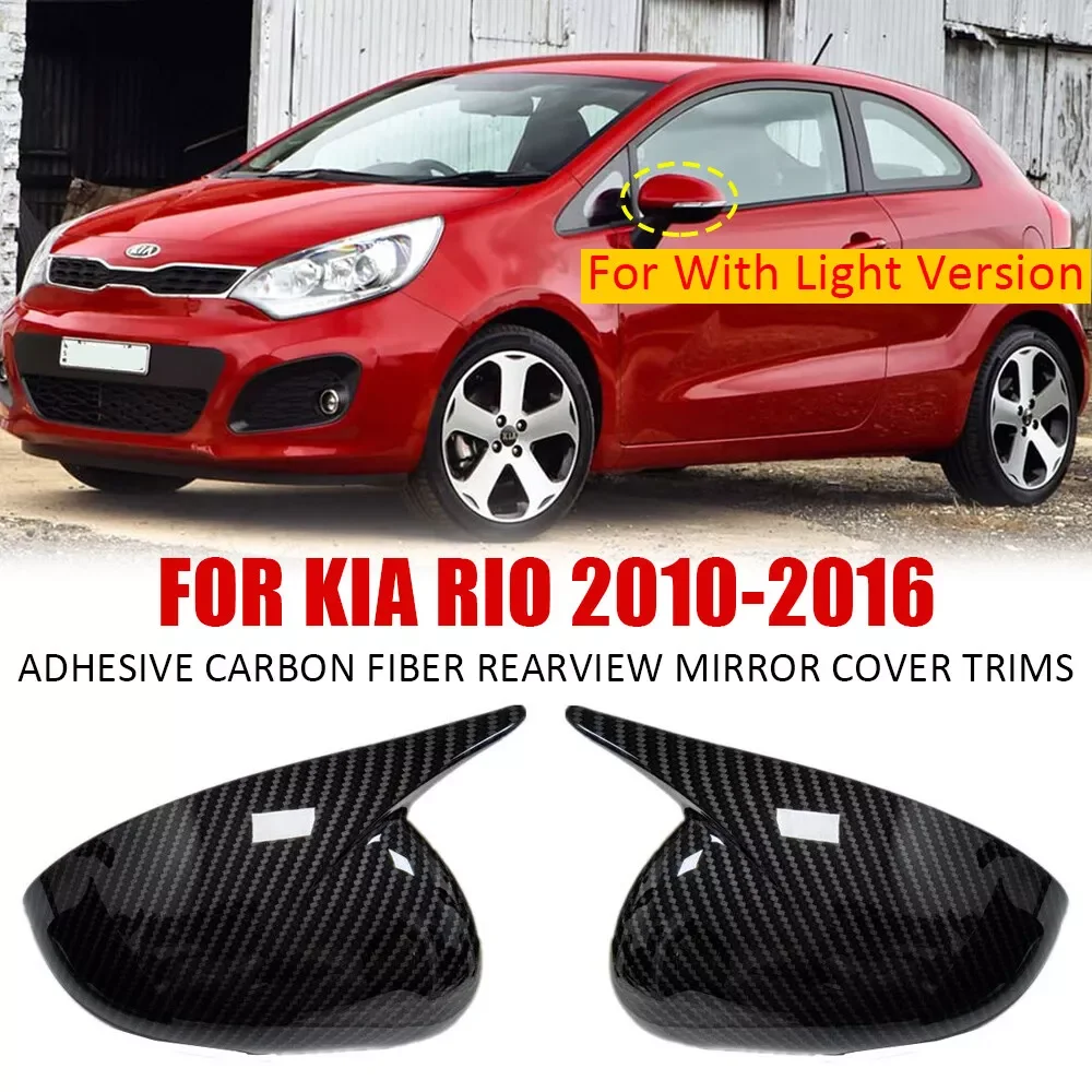 For-Kia-Rio-2011-2017-Car-Sticker-Rearview-Side-Mirror-Cover-Horn-Wing ...