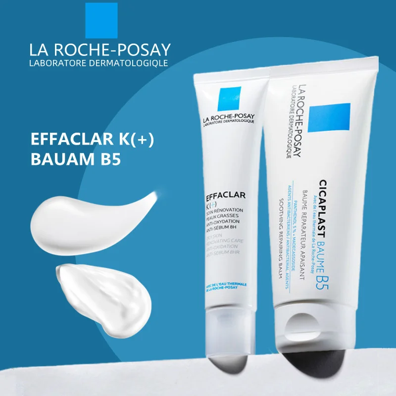 La Roche Posay B5 Facial Cream K+ Lotion Set Repair Sensitive Skin ...