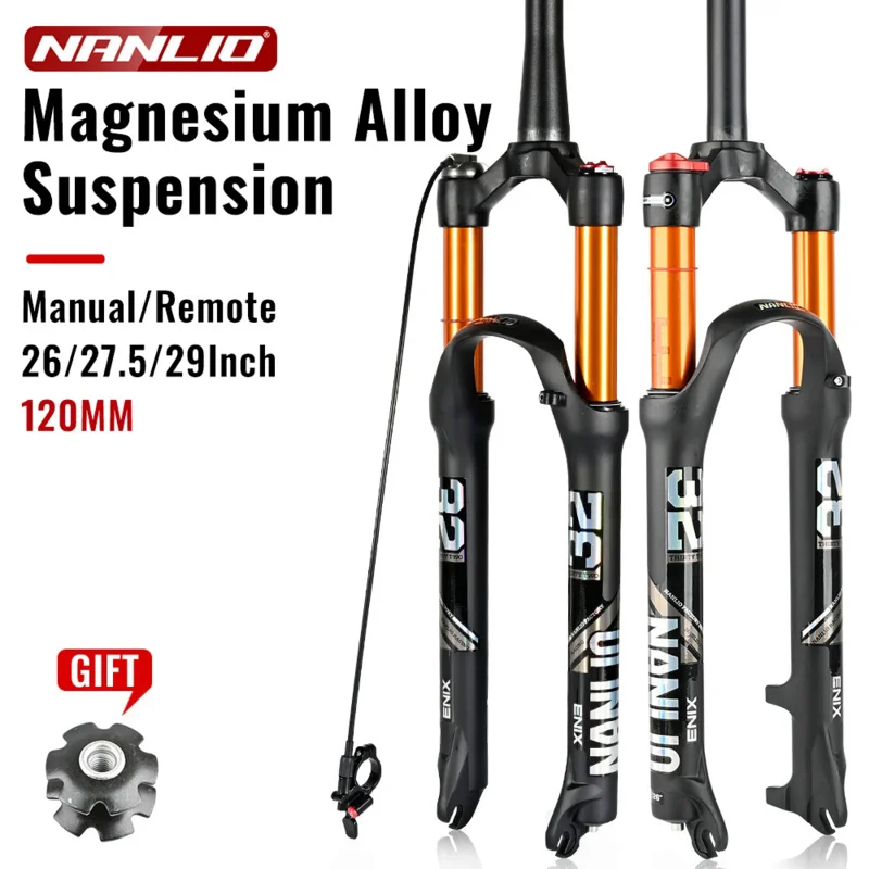 NANLIO-MTB-Bike-Fork-Solo-Air-Bicycle-Front-Suspension-26-27-5-29inch ...