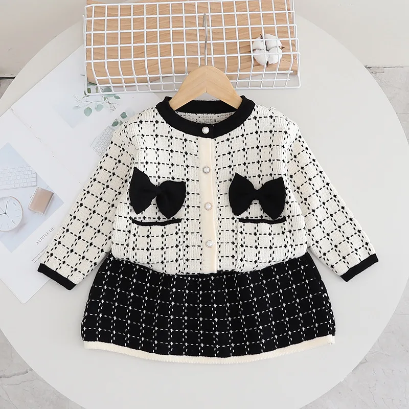 2Pcs-Girls-New-Sets-Princess-Autumn-Classic-Knitted-Clothes-Winter ...