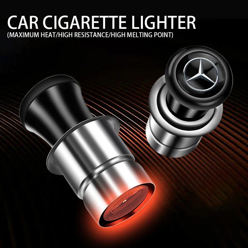 12V Metal Universal Auto Car Windproof Flameless Cigarette Lighter ...