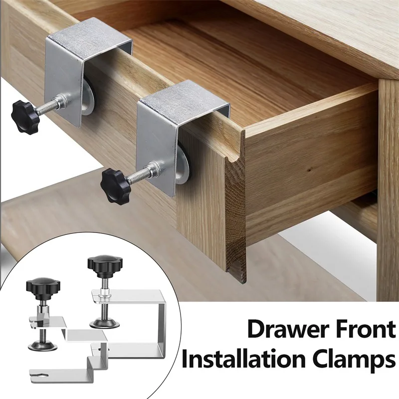 2023 New Metal Drawer Front Installation Clamp Cabinet With Easy Adjustment Adapter Kit Fixing ...